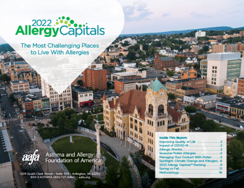 How the Top 100 U.S. Cities Rank for Seasonal Pollen Allergies